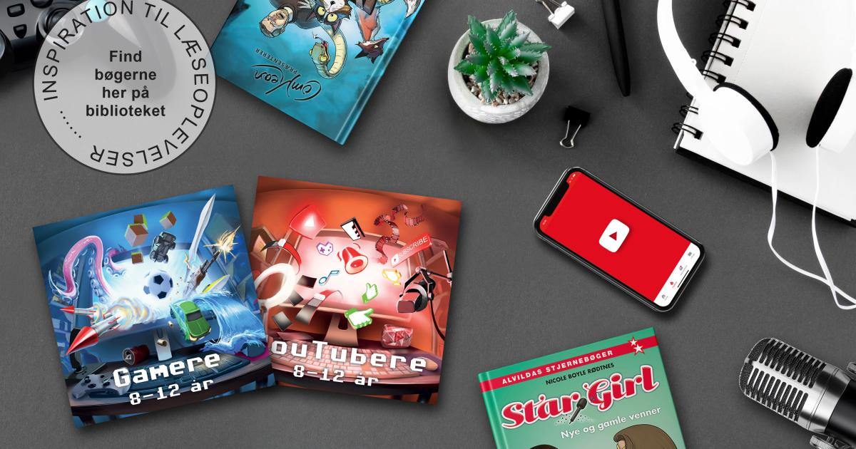 Gamere/YouTubere - gode serier om gaming og børnebøger skrevet af ...